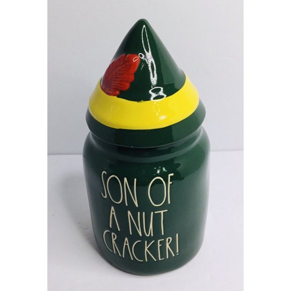 Rae Dunn | Dining | Canister Ceramic Buddy Elf Son Of A Nut Cracker ...